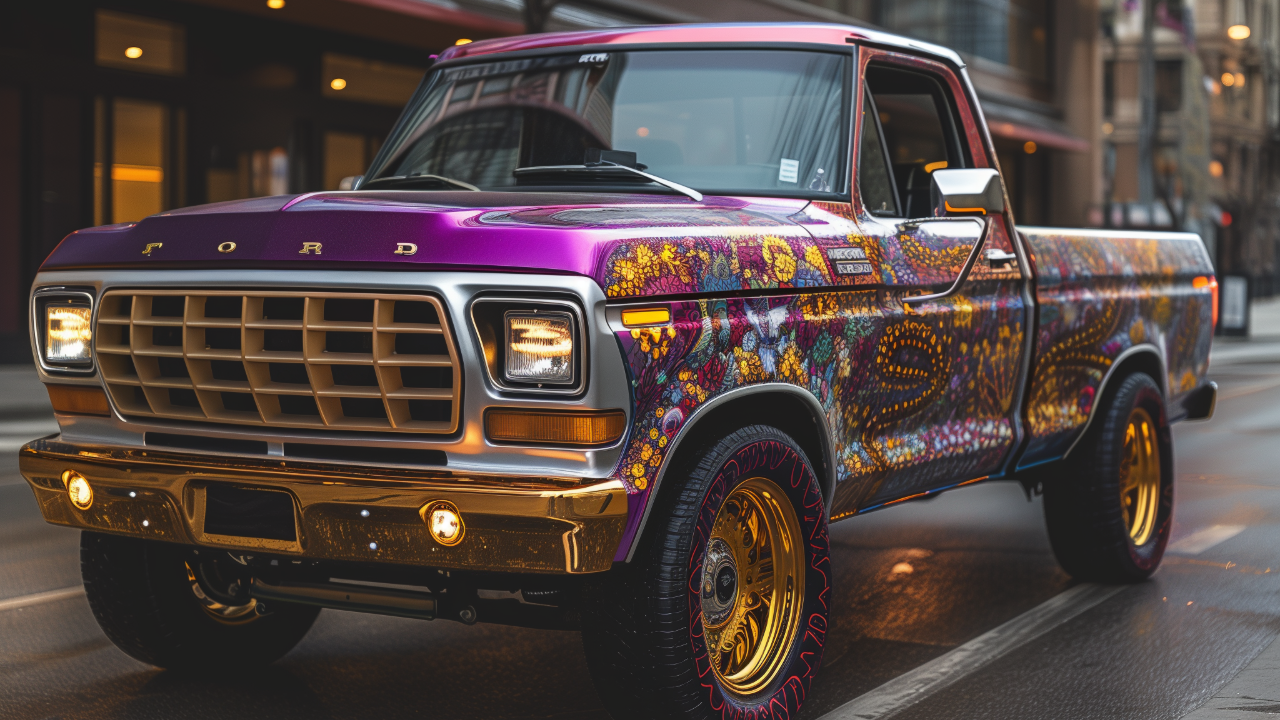 Sleek Retro Trucks with Paint Jobs So Rare Only 3 People Can Do Them