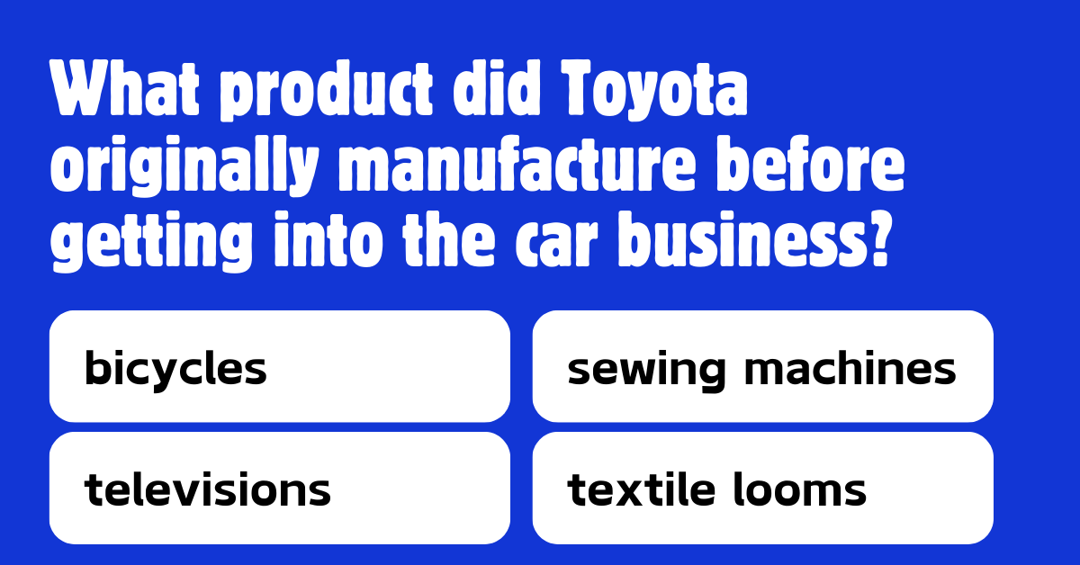 15 Fascinating Facts About Toyota You Probably Didn't Know